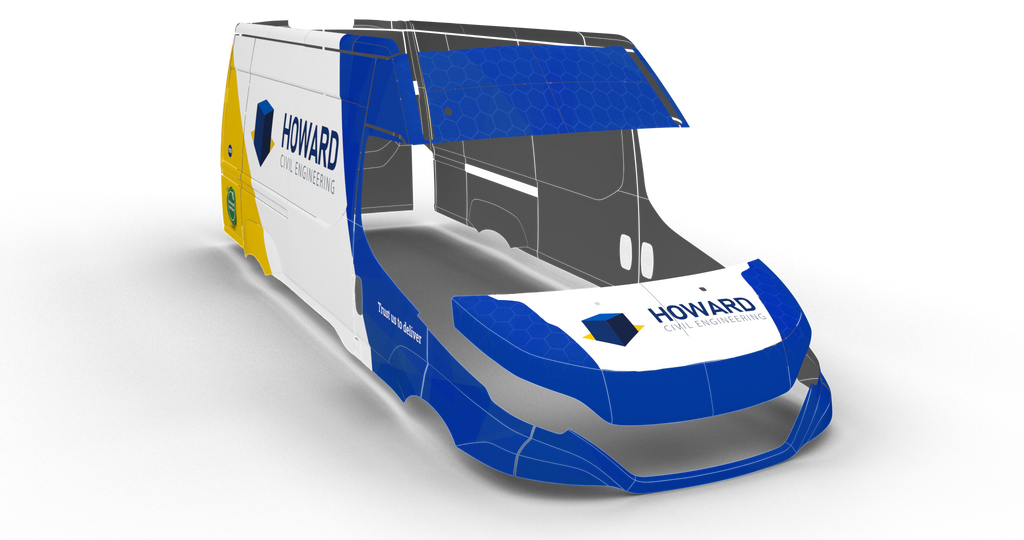 Iveco Daily SWB - Howard Civils Design – Vehicle Livery Solutions My Garage