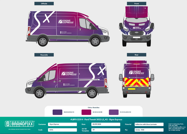 Ford Transit L3 H2 2022 - Signs Express Central Lancashire & Southport ...